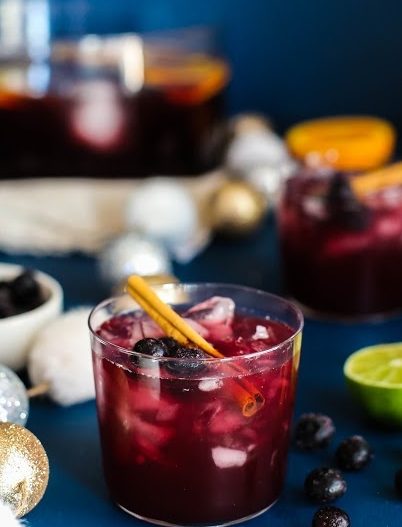 Spiced Blueberry Rum Punch - Blueberry.org