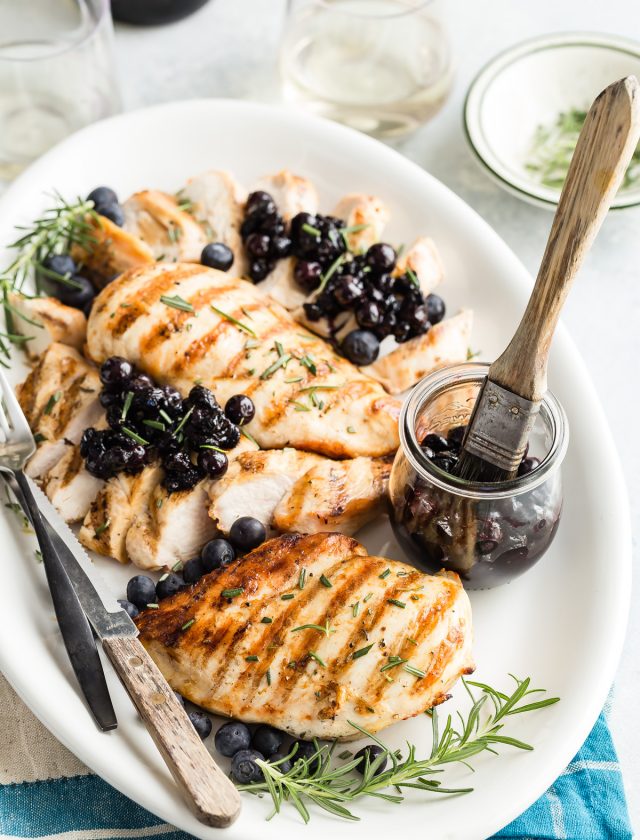 Grilled Chicken with Blueberry Relish - Blueberry.org