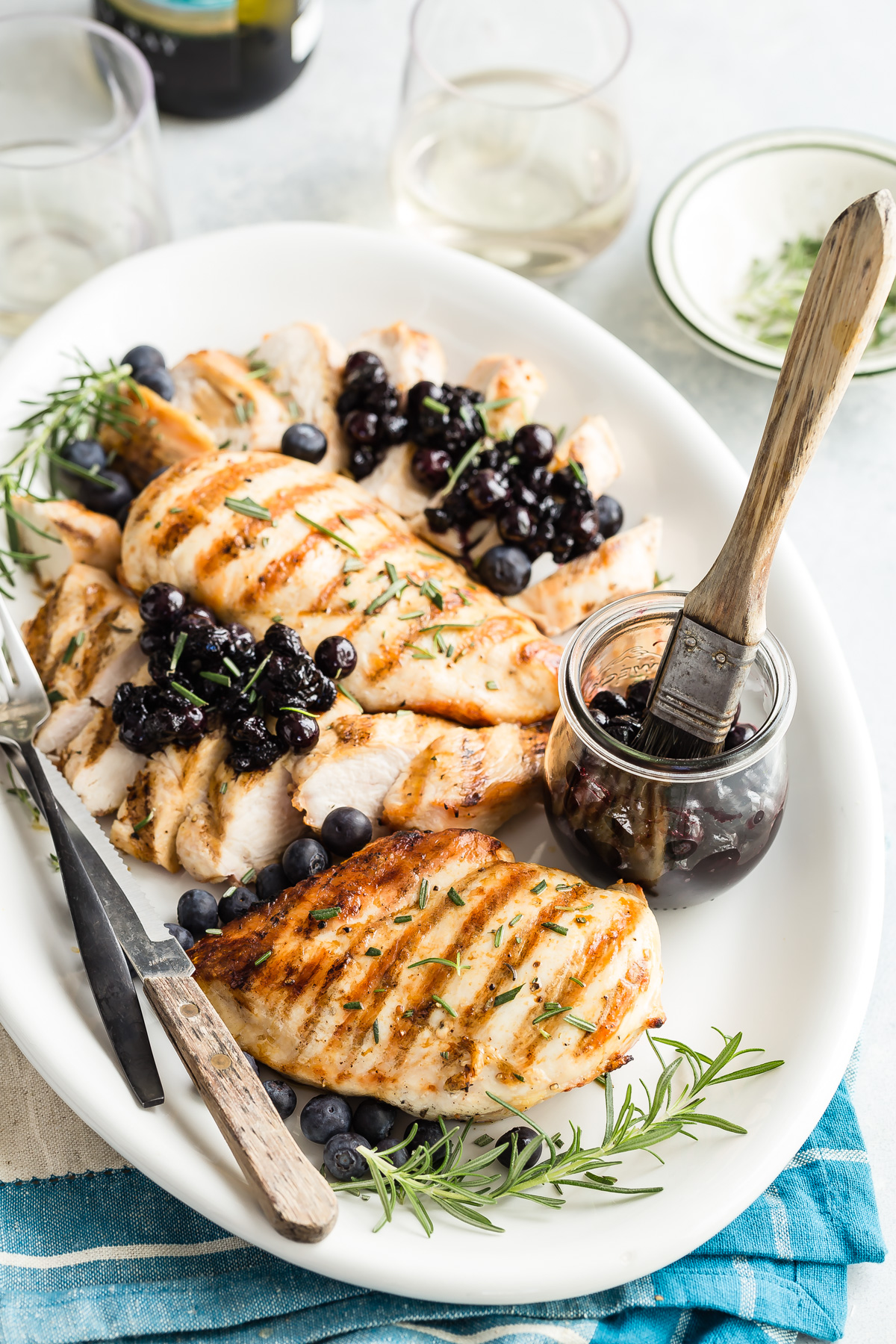 Grilled Chicken with Blueberry Relish - Blueberry.org
