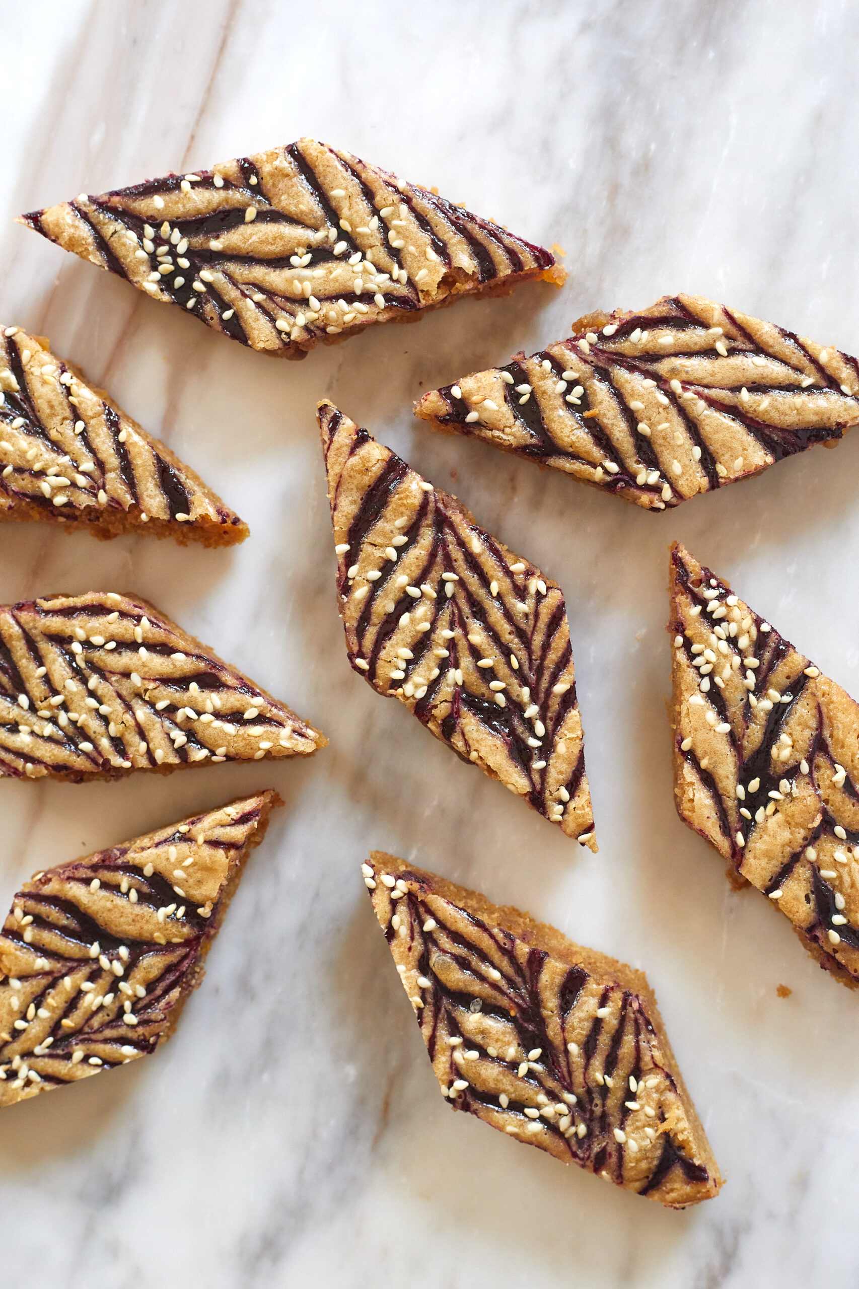 Blueberry Swirl Peanut Butter Blondies - Blueberry.org
