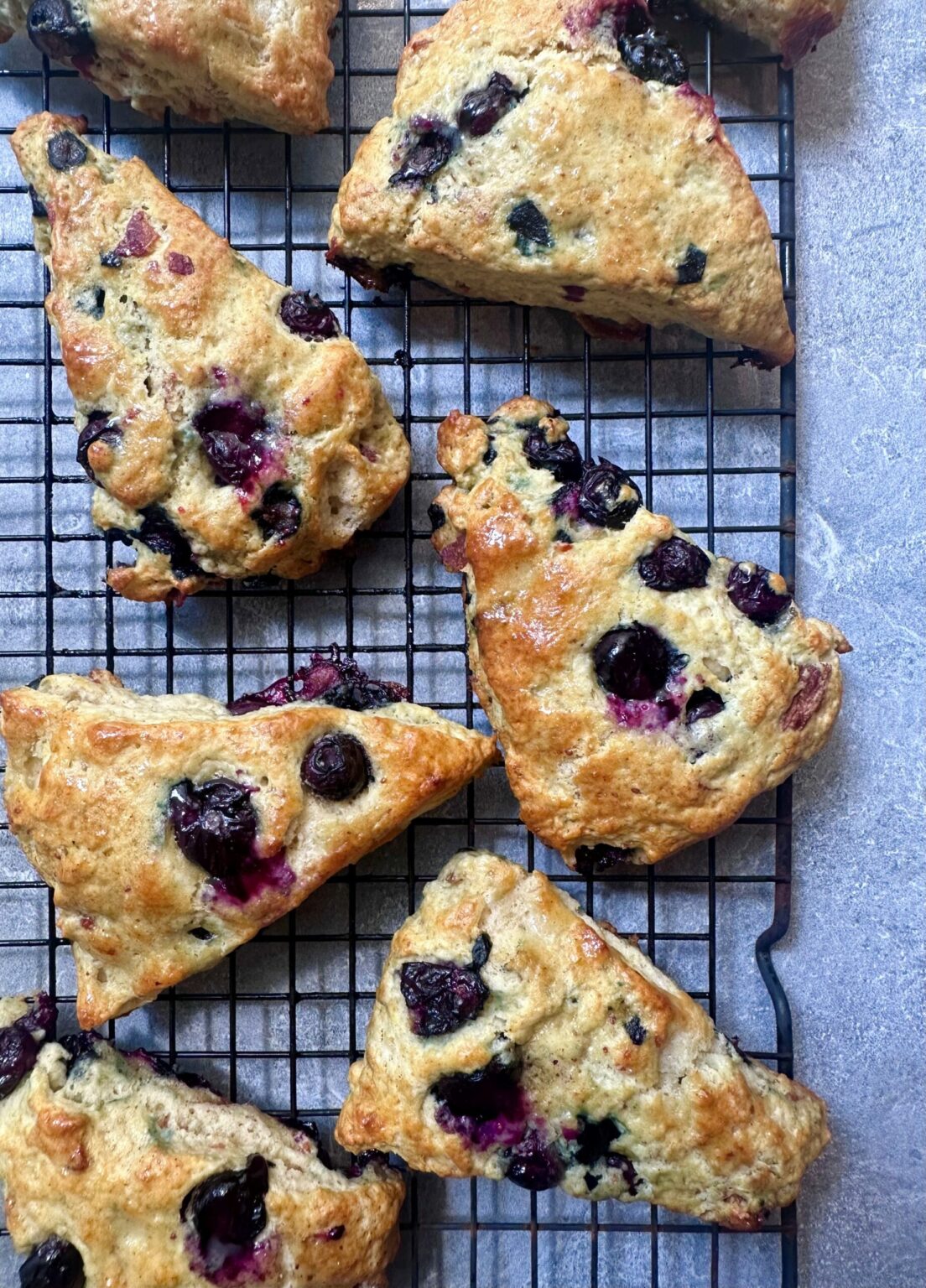 Blueberry Bacon Scones - Blueberries