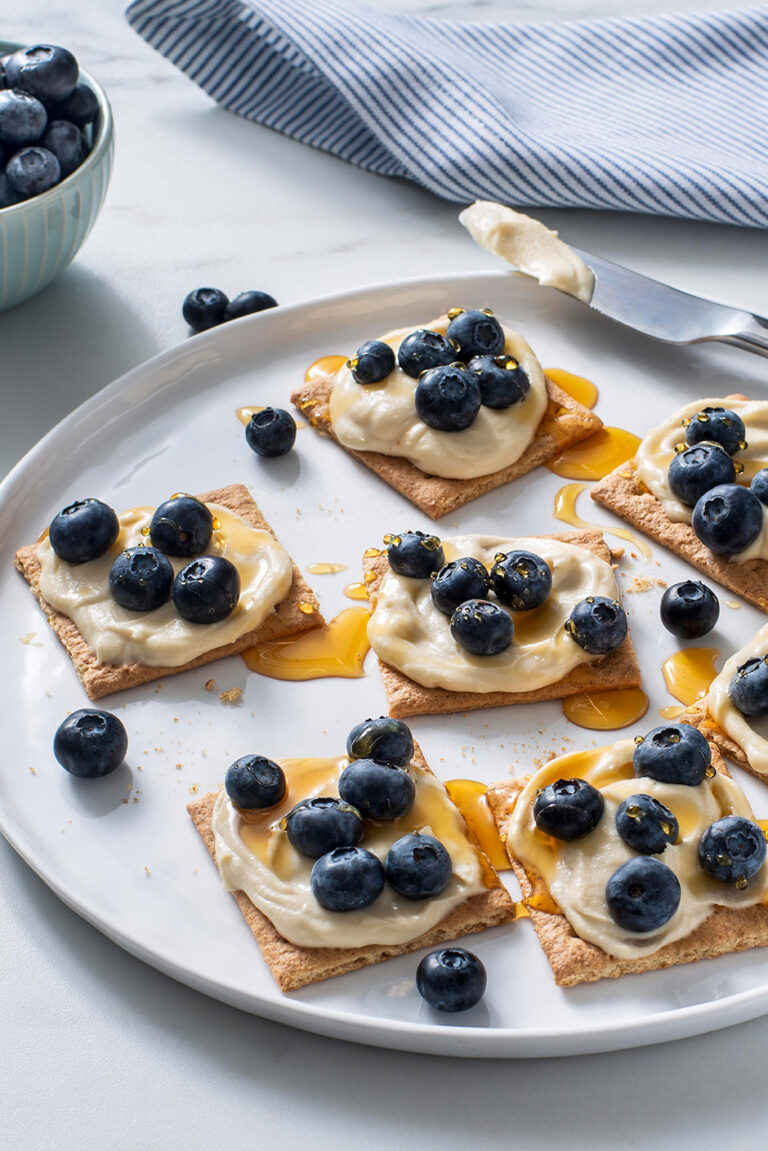 Blueberry Cheesecake Snack Bites - Blueberries