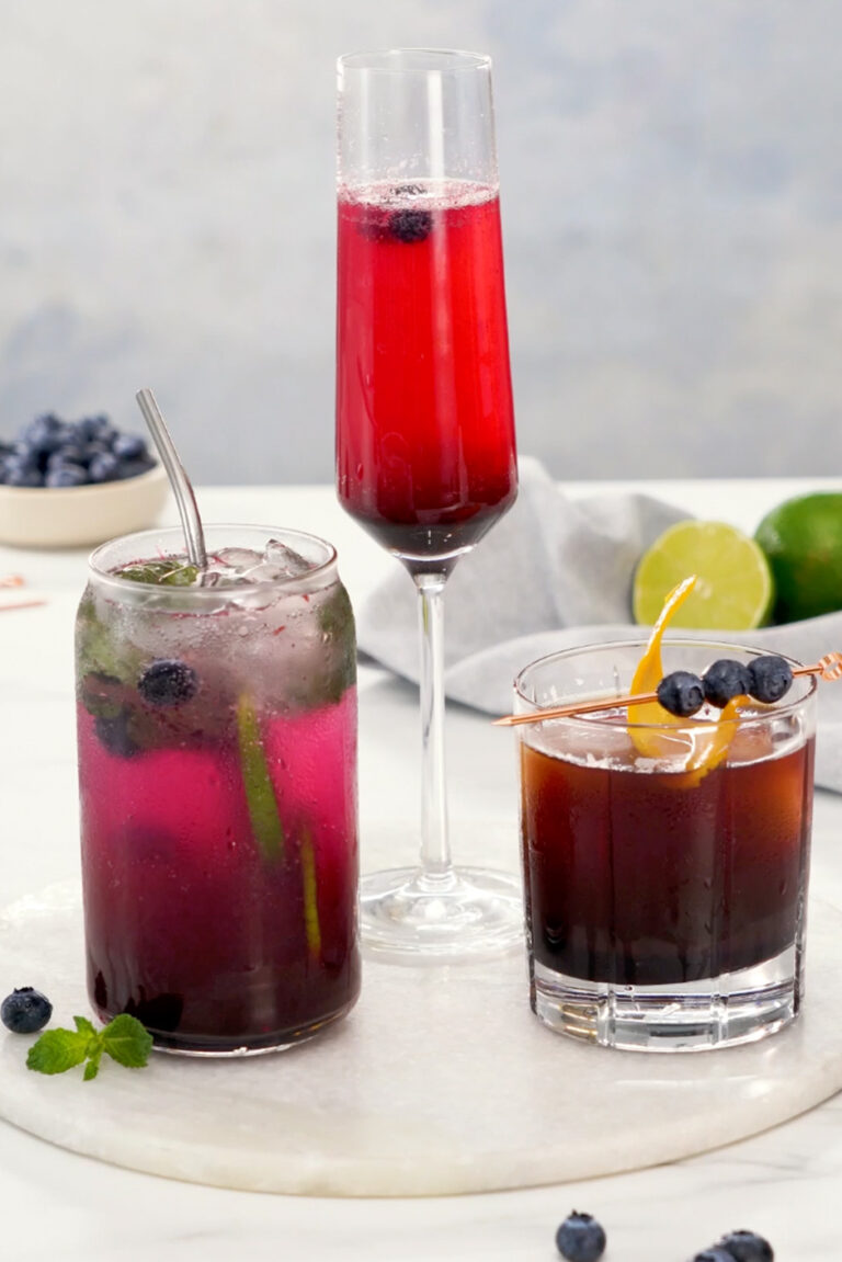 Blueberry Simple Syrup - Blueberries